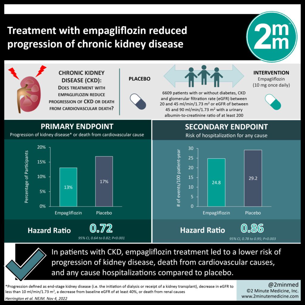 #VisualAbstract: Treatment with empagliflozin reduced progression of ...